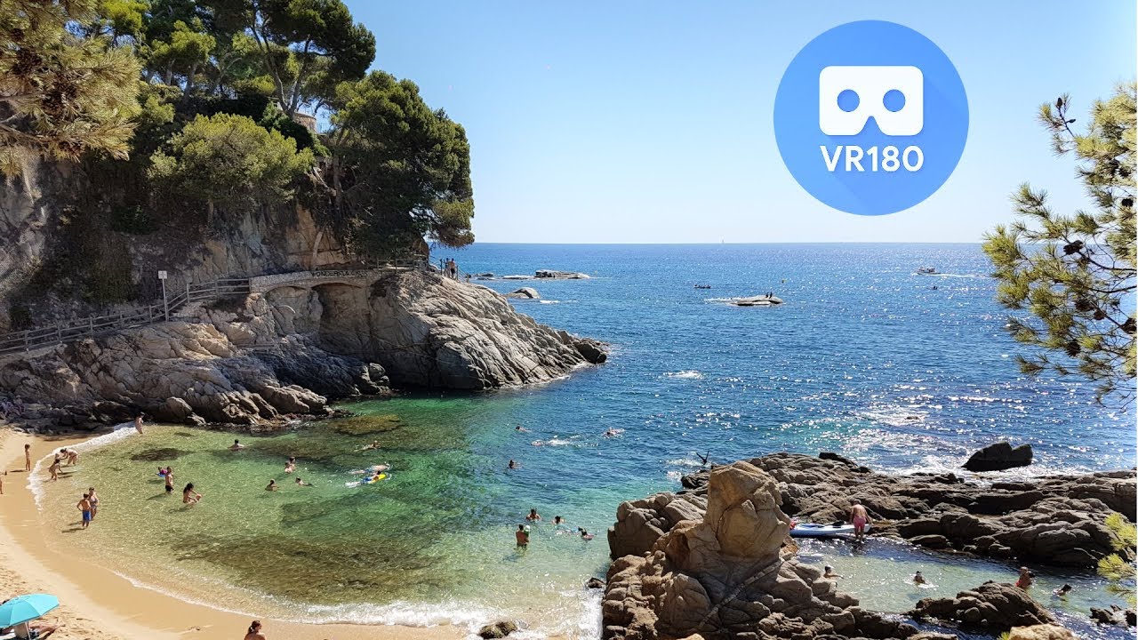 Virtual Beach 3D SBS VR180 - Relaxing Immersive Experience - VR Video ...