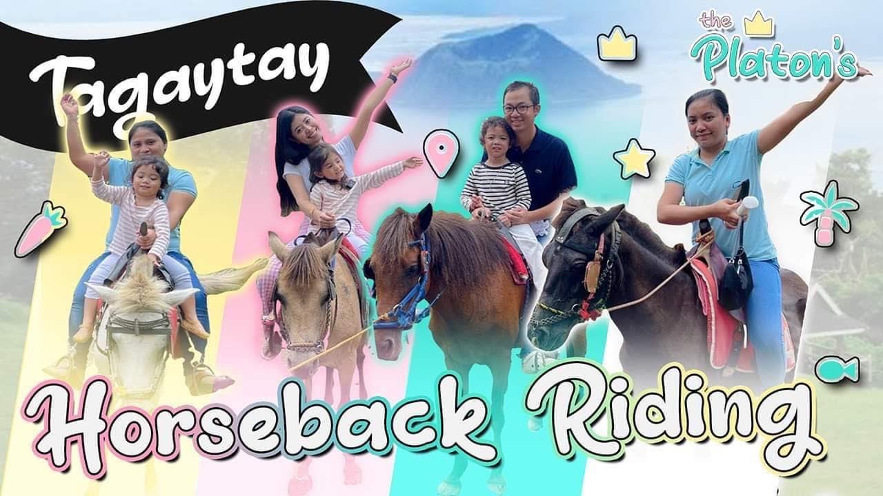 Horseback Riding at Tagaytay | The Platon's - YouTube