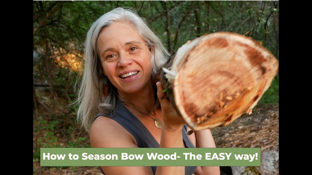How to season wood for bow making and crafts- The EASY way! - YouTube