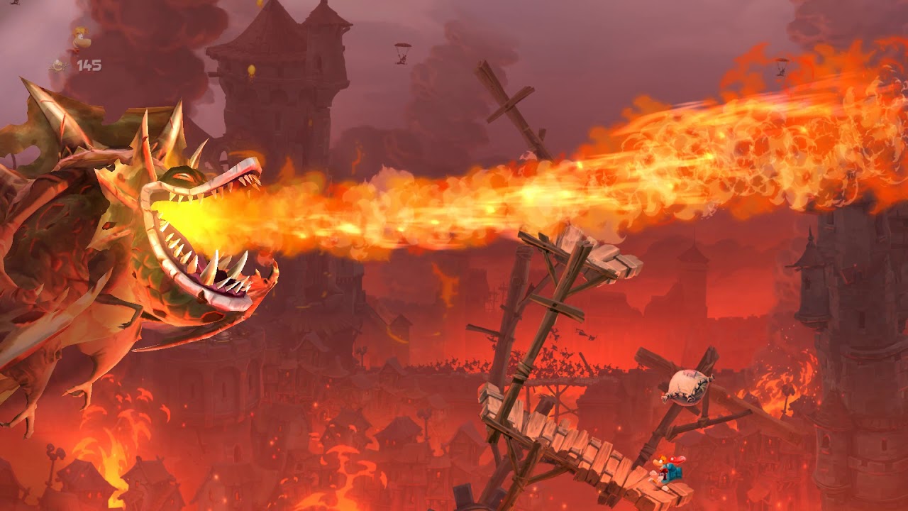 Rayman Legends 100% - Breathing Fire! - YouTube