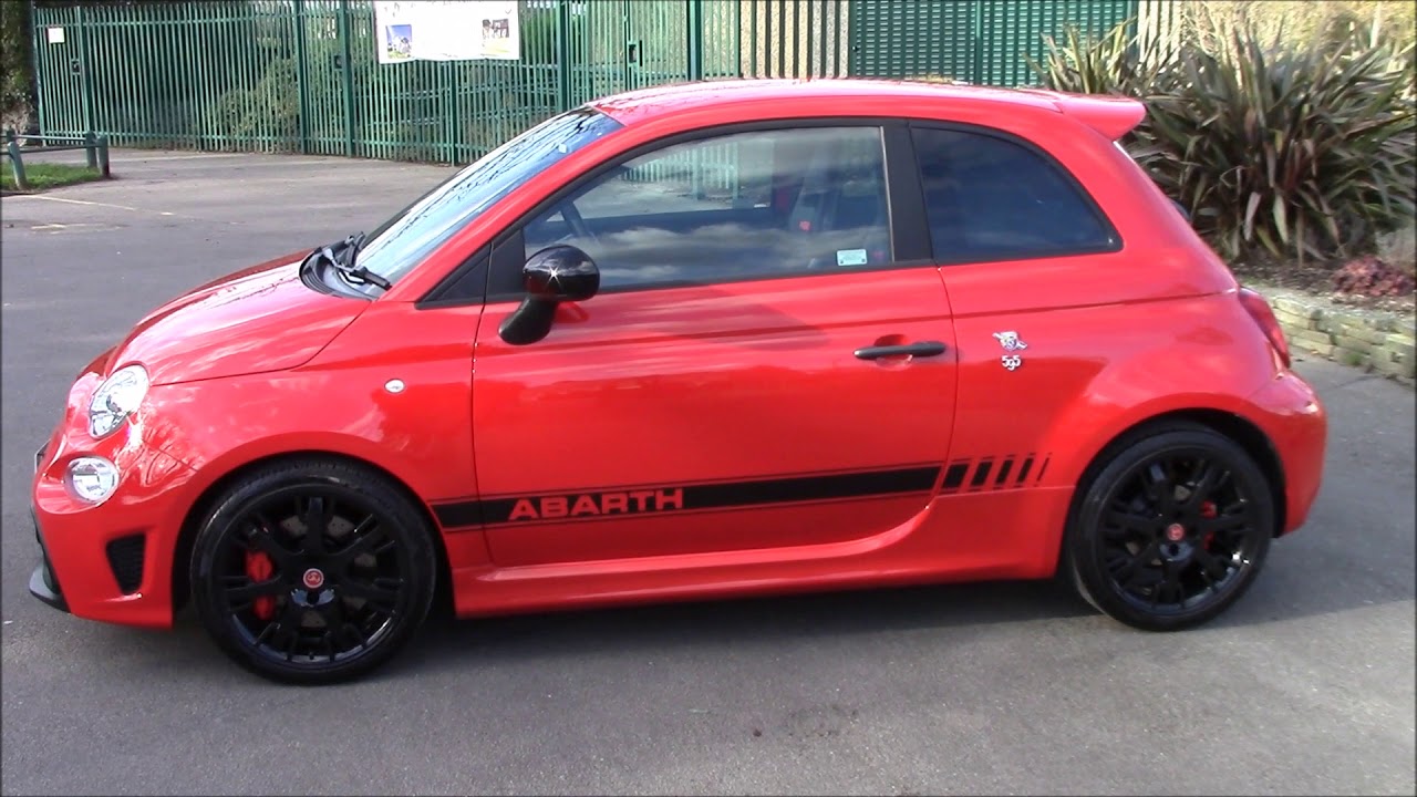 STRIKING RED ABARTH 595 COMPETIZIONE FOR SALE - YouTube