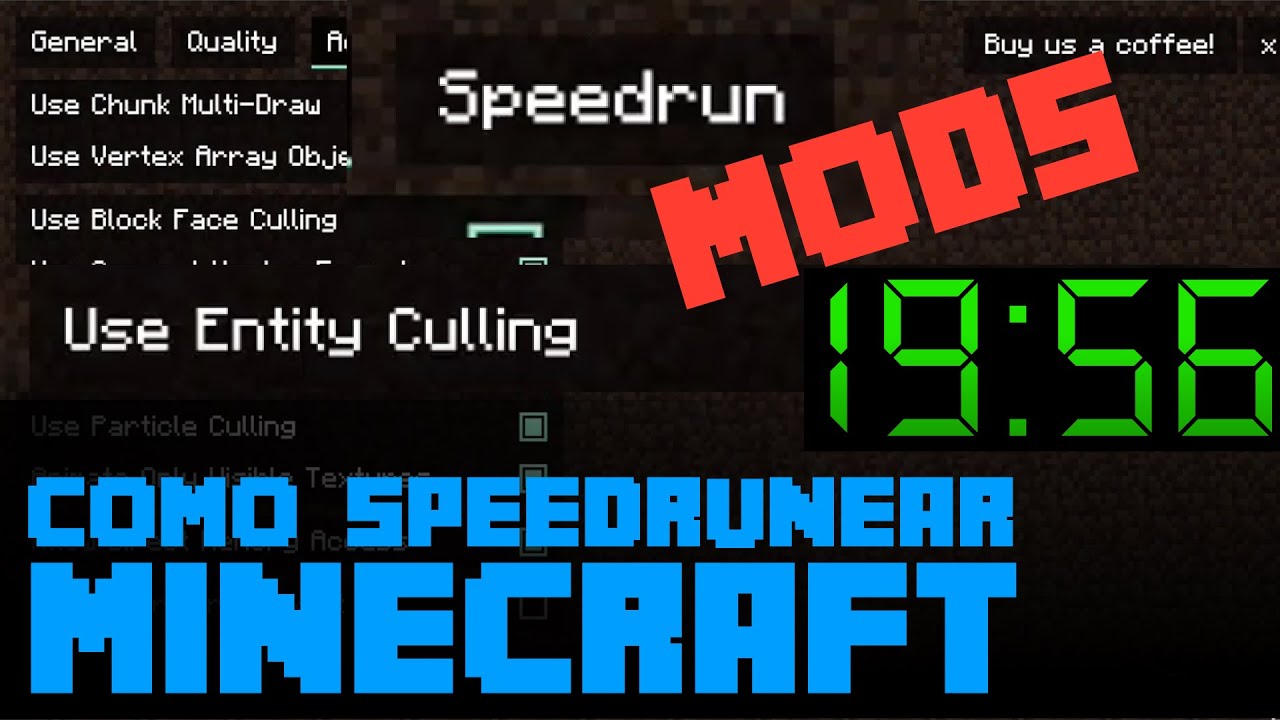 Como hacer SPEEDRUNS de MINECRAFT - Set Up - YouTube
