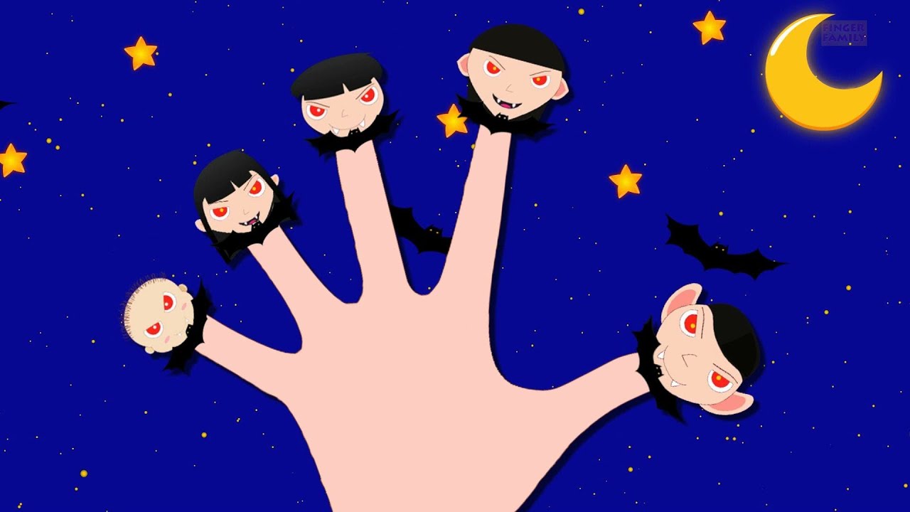 Vampire Finger Family For Kids And Children - YouTube