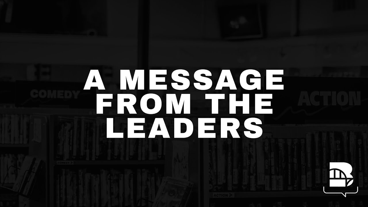 A Message from the Leaders | April 29th - YouTube