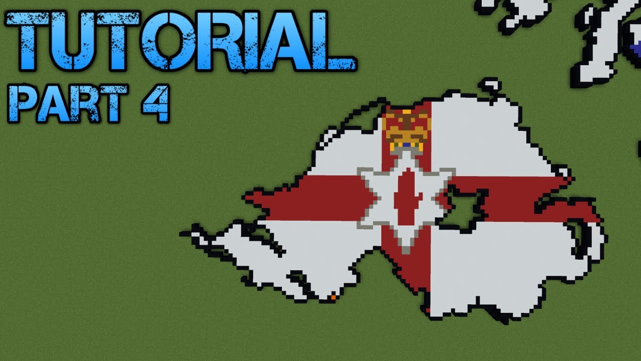 Northern Ireland - British Isles Flag Map Tutorial [Part 4] [Minecraft ...