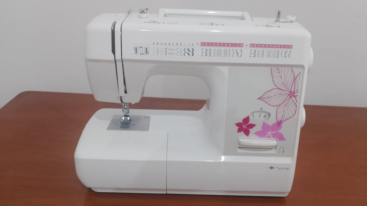machine à coudre carrefour home hsew8660-11 - YouTube