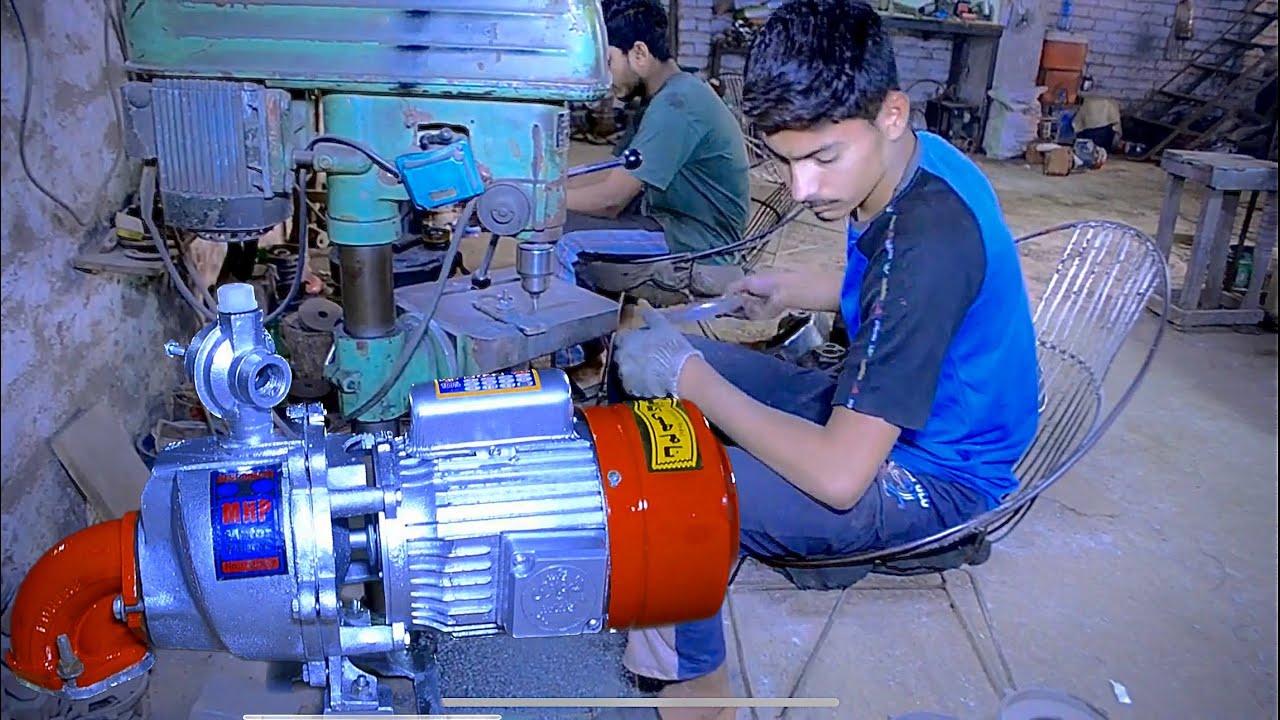 How Electrical Water Pumps Are Made | Manufacturing process of Water ...