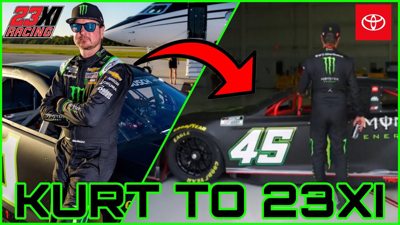 BREAKING NEWS: Kurt Busch will join 23XI Racing in 2022, will drive No ...