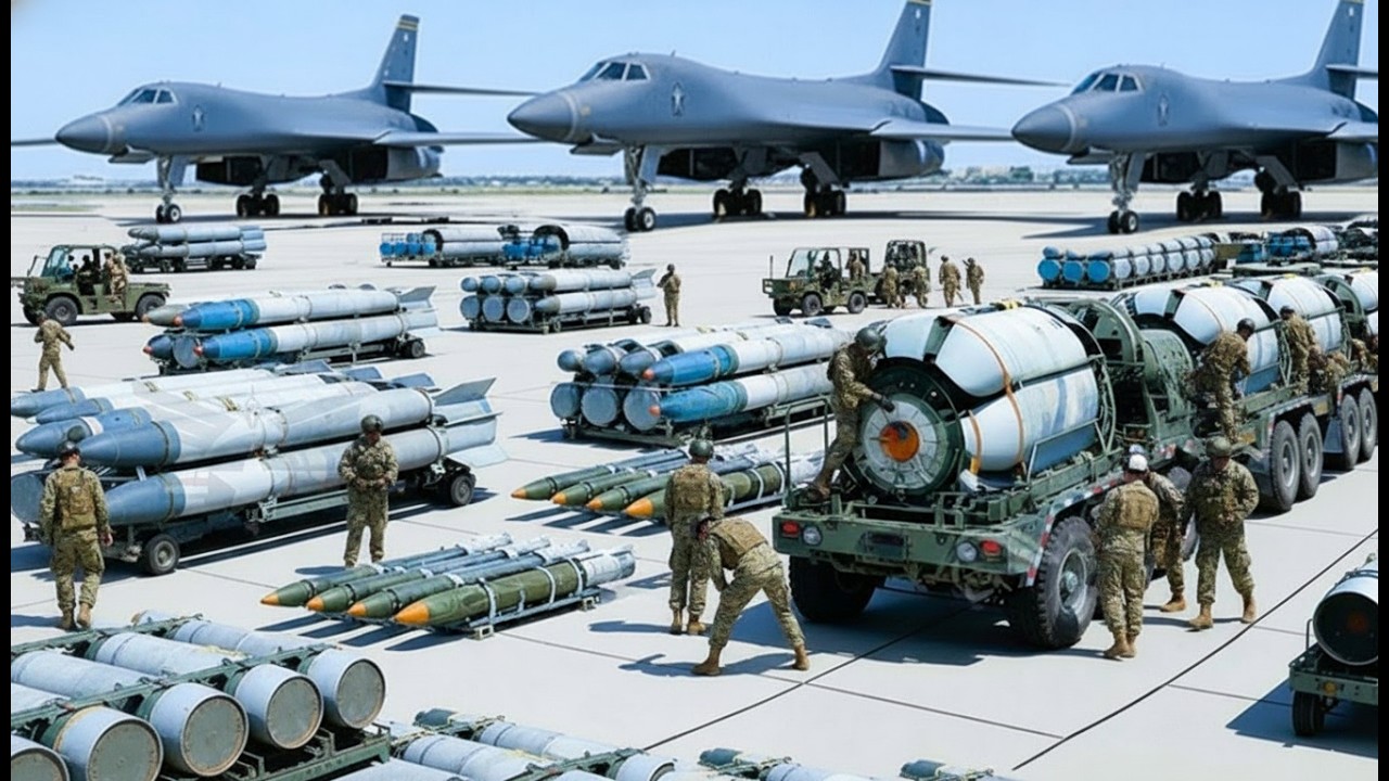 US Air Force Deploys B-52 Bombers with Powerful Rotary Launchers - YouTube