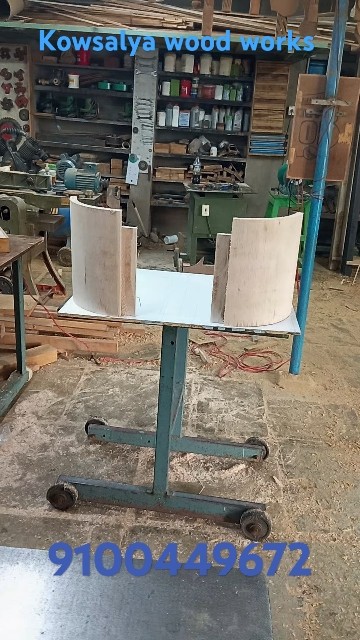 box type cot , front , legs with playwood shaping - YouTube