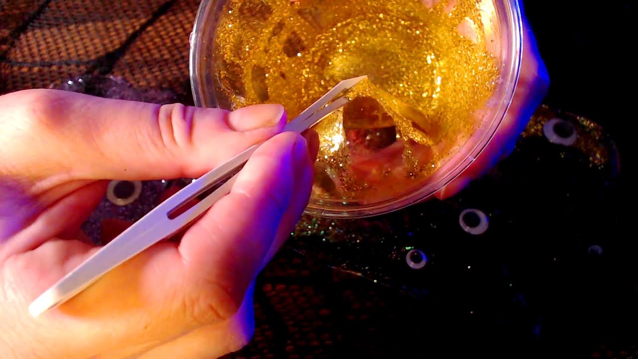 Spooky Satisfying Glue Peeling 👻 | ASMR Halloween 🎃 | No Talking - YouTube