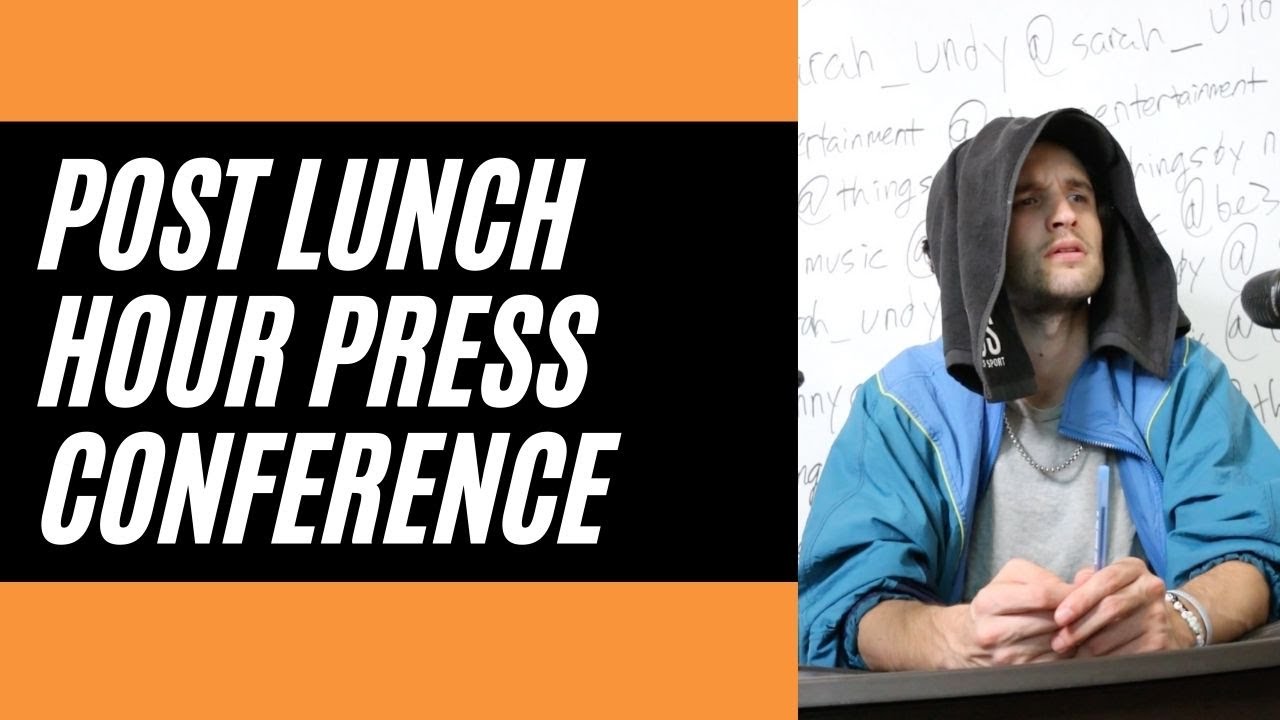 Post Lunch Hour Press Conference - YouTube