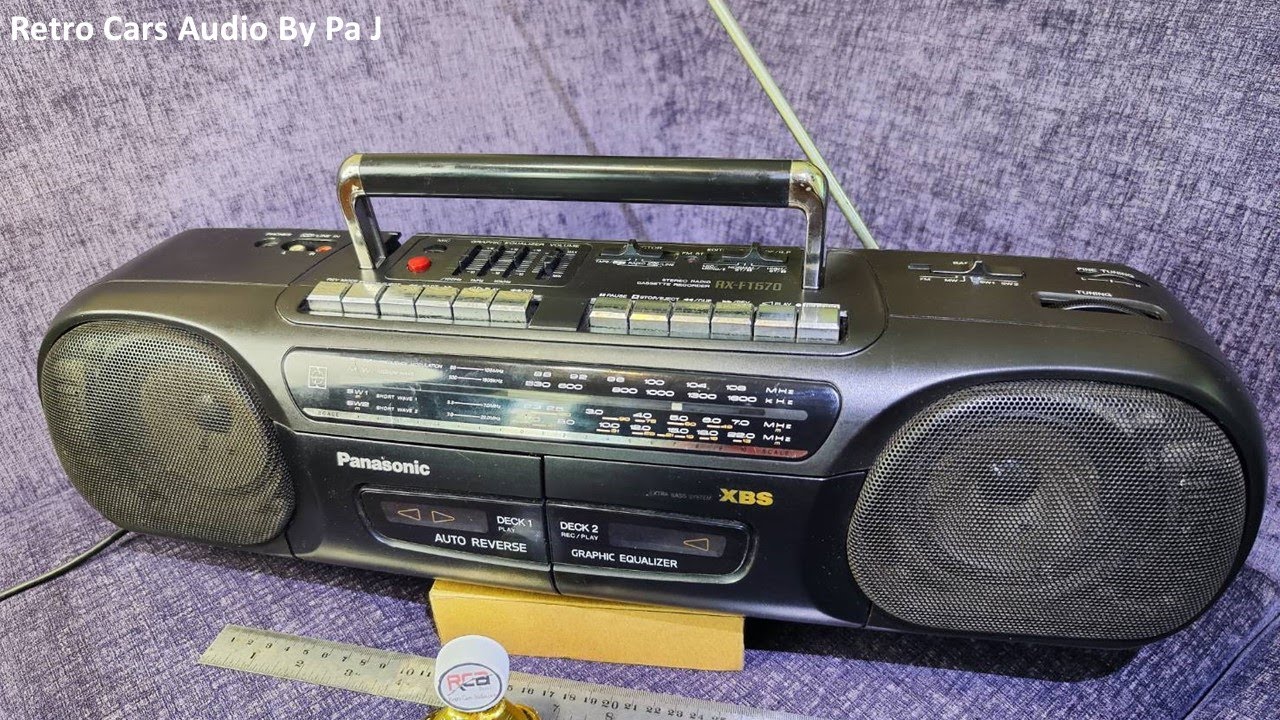 วิทยุ Panasonic Radio Recorder RX-FT 570 - YouTube