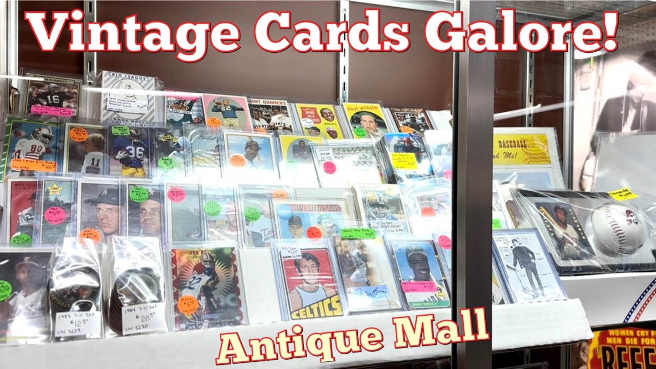 THIS ANTIQUE MALL WAS A VINTAGE BASEBALL CARD GOLD MINE! - YouTube