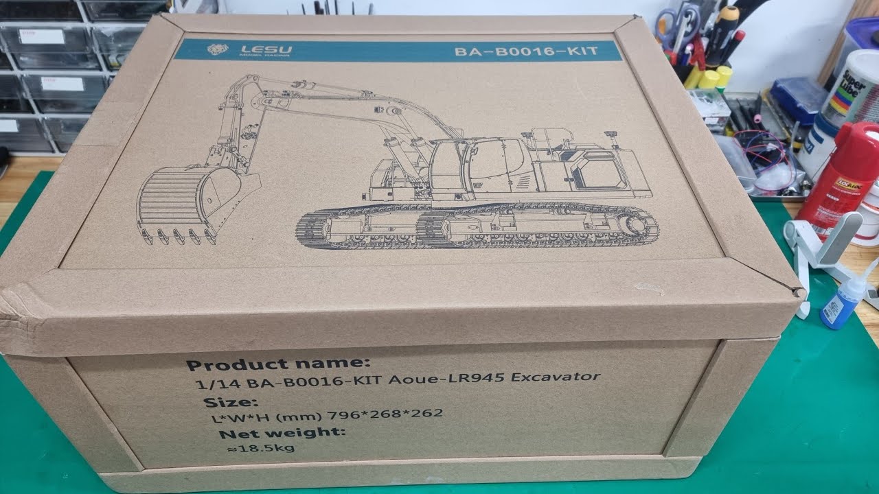 Rc 레수 립헬945 유압 포크레인 (#rc Lesu liebherr 945 hydraulic excavator) - YouTube