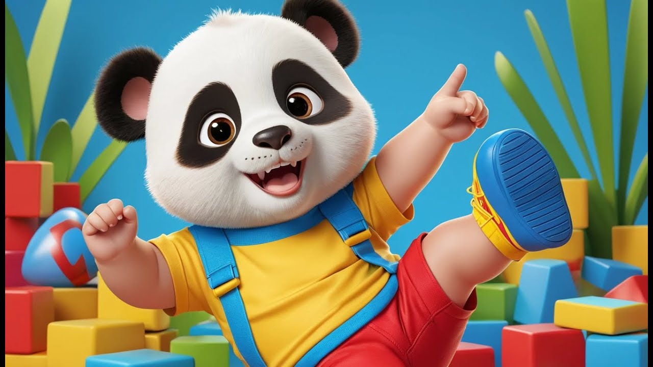 Little Panda Learns Colors | Fun Learning Song for Kids | Playful ...