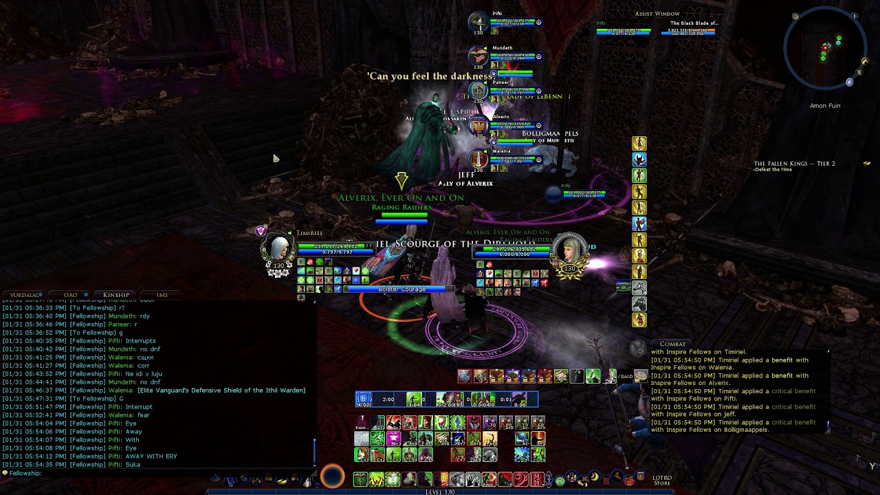 Lotro fallen kings t2 MINI MINE ROFL - YouTube