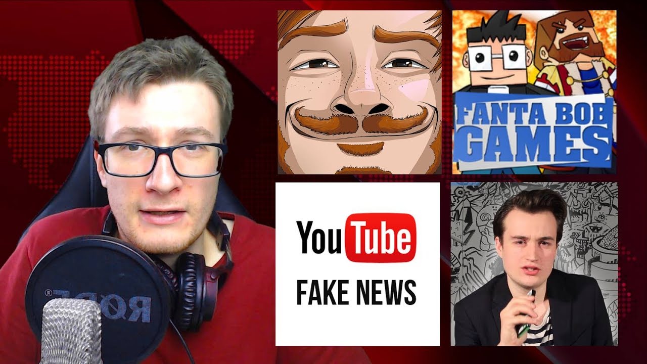 YOUTUBE FAKE NEWS #8 - FANTA & BOB, SUPERKONAR & HARDISK - YouTube