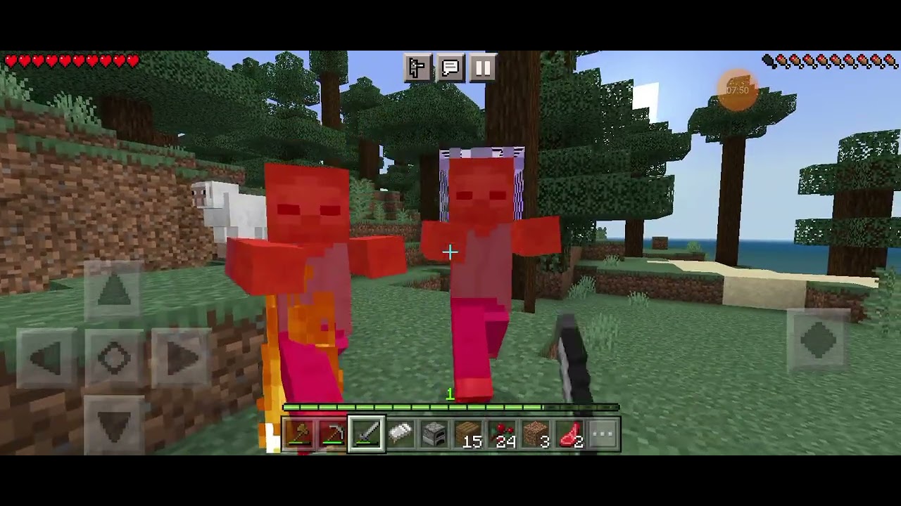 Parte 1 de pasándome minecraft casi me matan😎😎😎 - YouTube