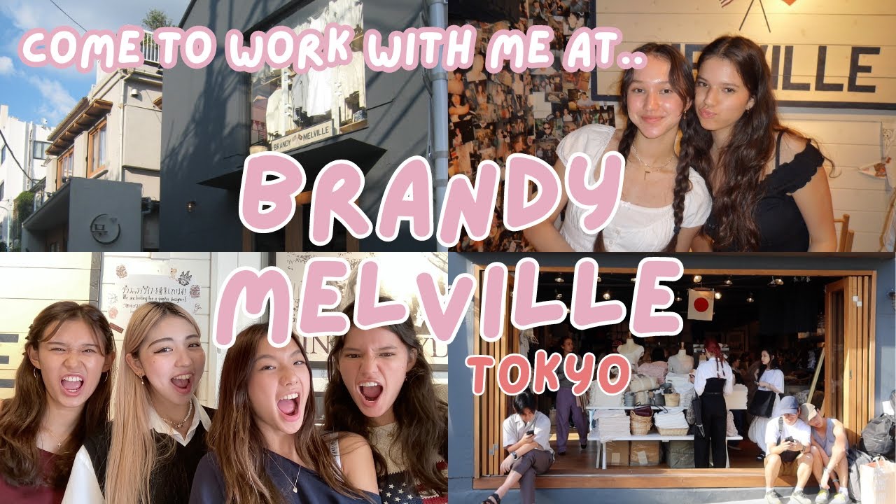 come to work with me at brandy melville tokyo! | day in the life of a ...