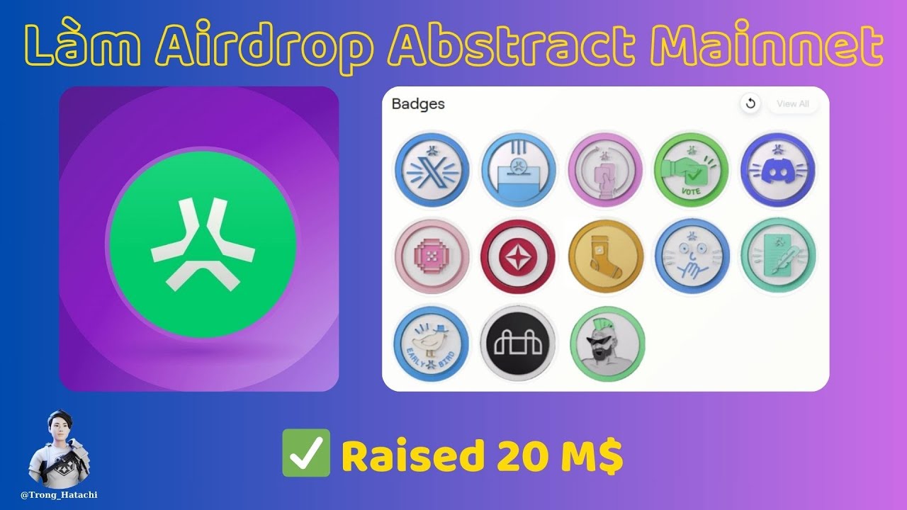 Hướng dẫn săn Airdrop Abstract Mainnet - YouTube