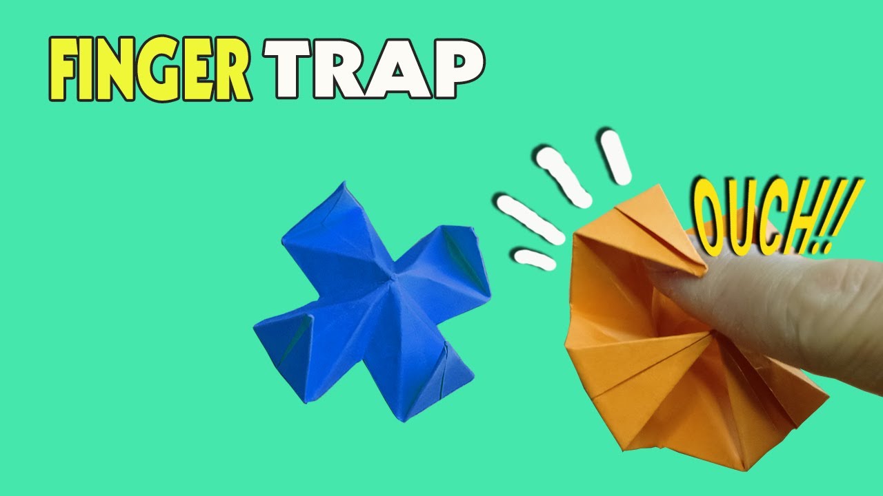 How To Make Diy Origami Finger Trap [VERY EASY] - YouTube
