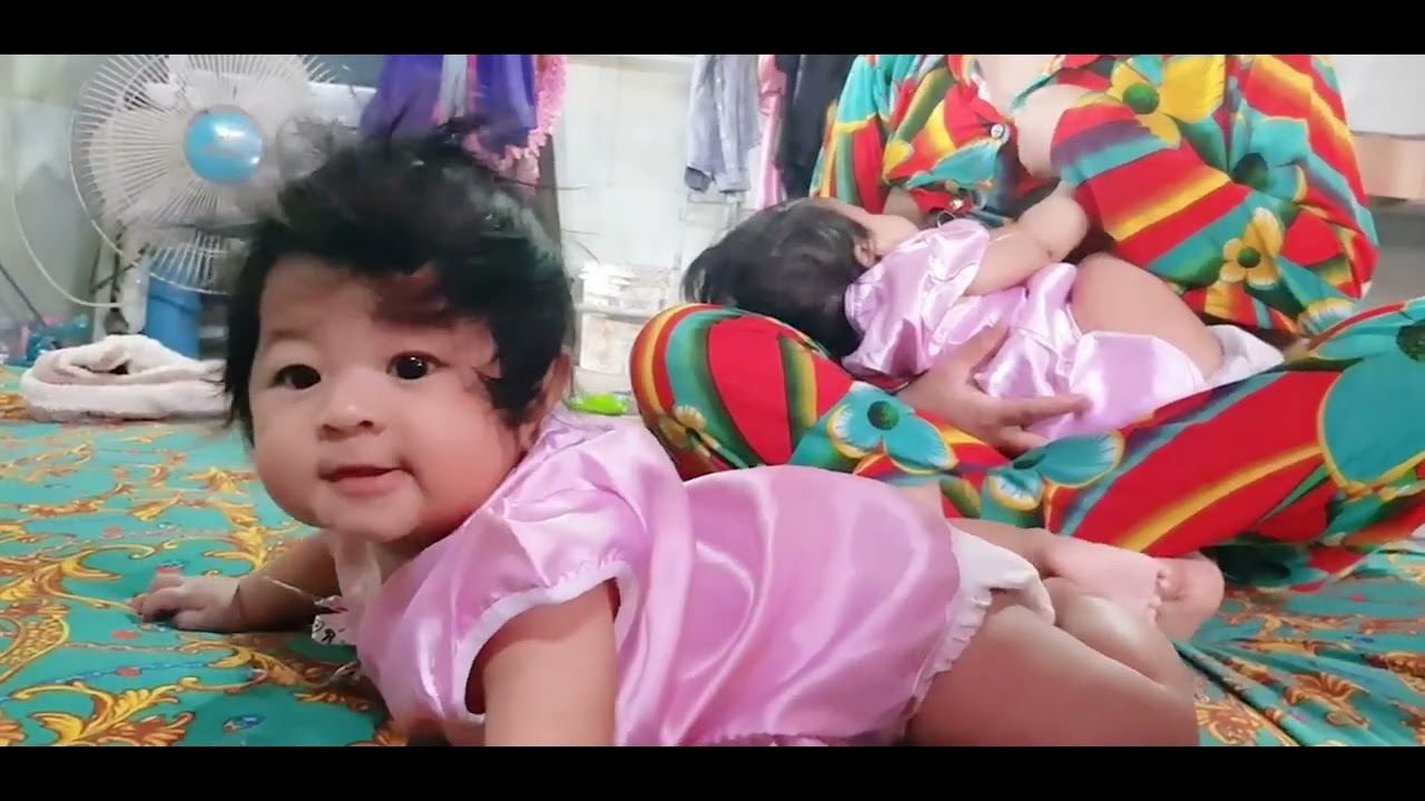 Breastfeeding Vlog: Grumpy Baby - Mom & Baby King#0124 - YouTube