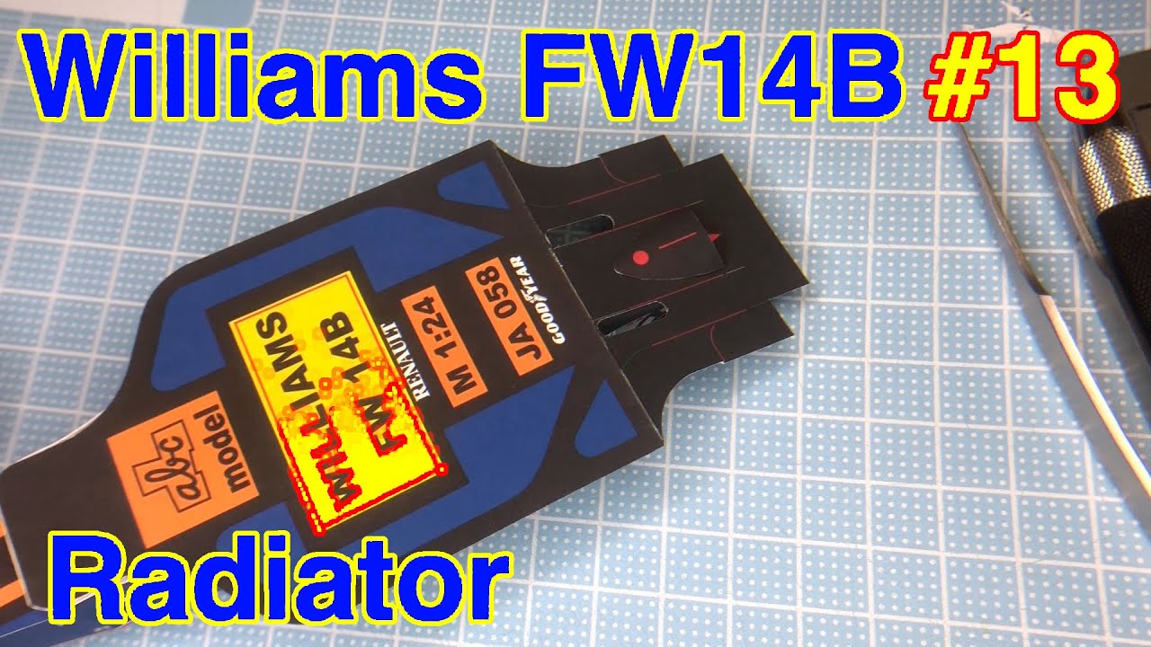 PAPERCRAFT Williams FW14B を作る！ #13 - YouTube