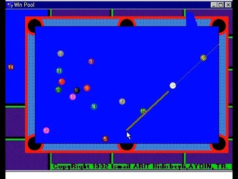Winpool v1.0 (Windows game 1992) - YouTube