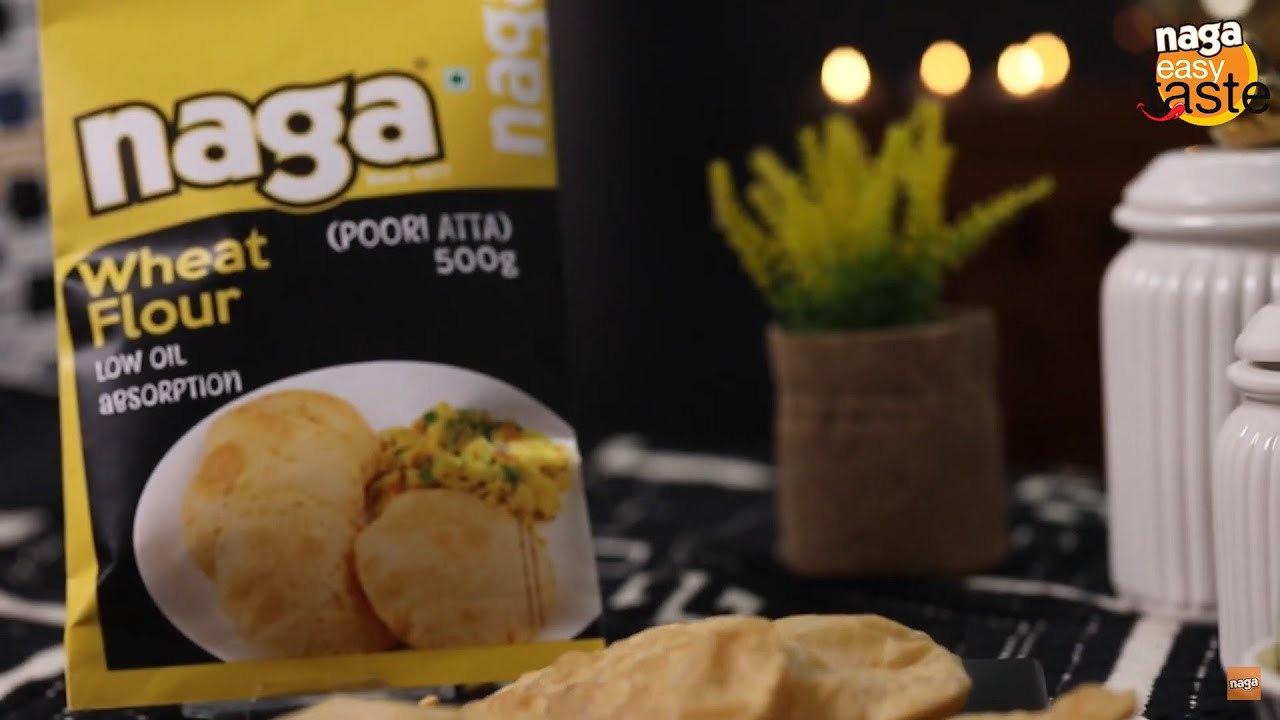 Ajwain Poori Recipe | Naga Poori Atta | Healthy Breakfast - YouTube