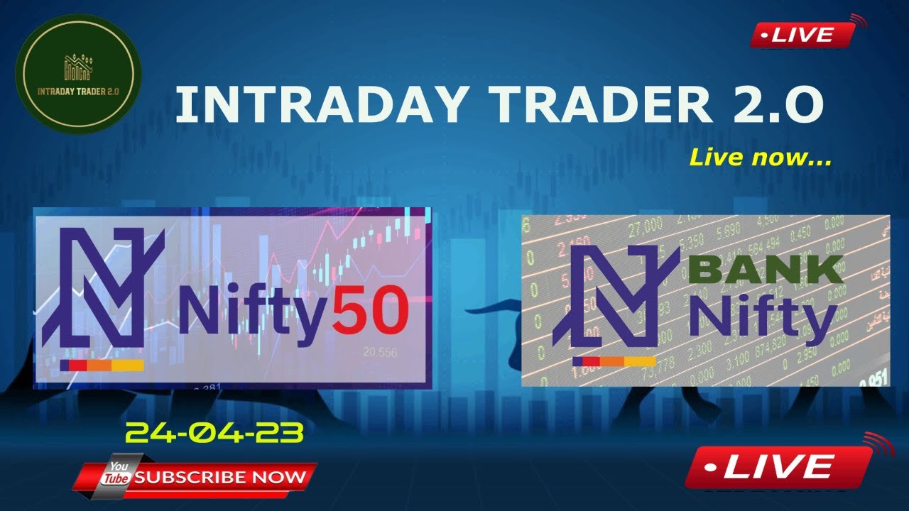 Nifty and Bank nifty Live streaming // Option trading // Indian stock ...