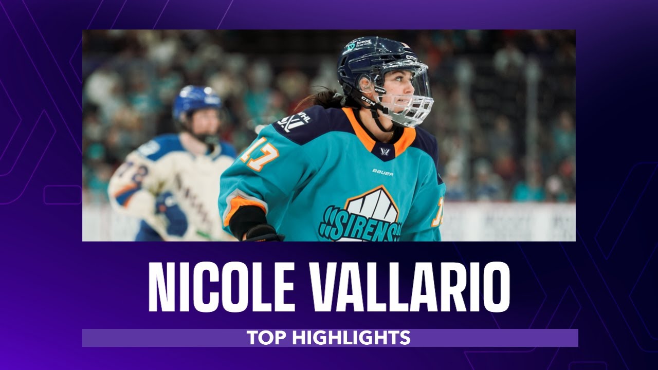 Nicole Vallario Highlights | Spotlighting the PWHL in Italy 2026 - YouTube