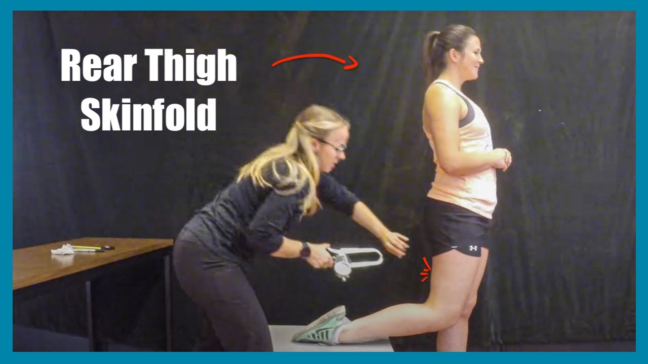Rear Thigh Skinfold (Females only) - YouTube
