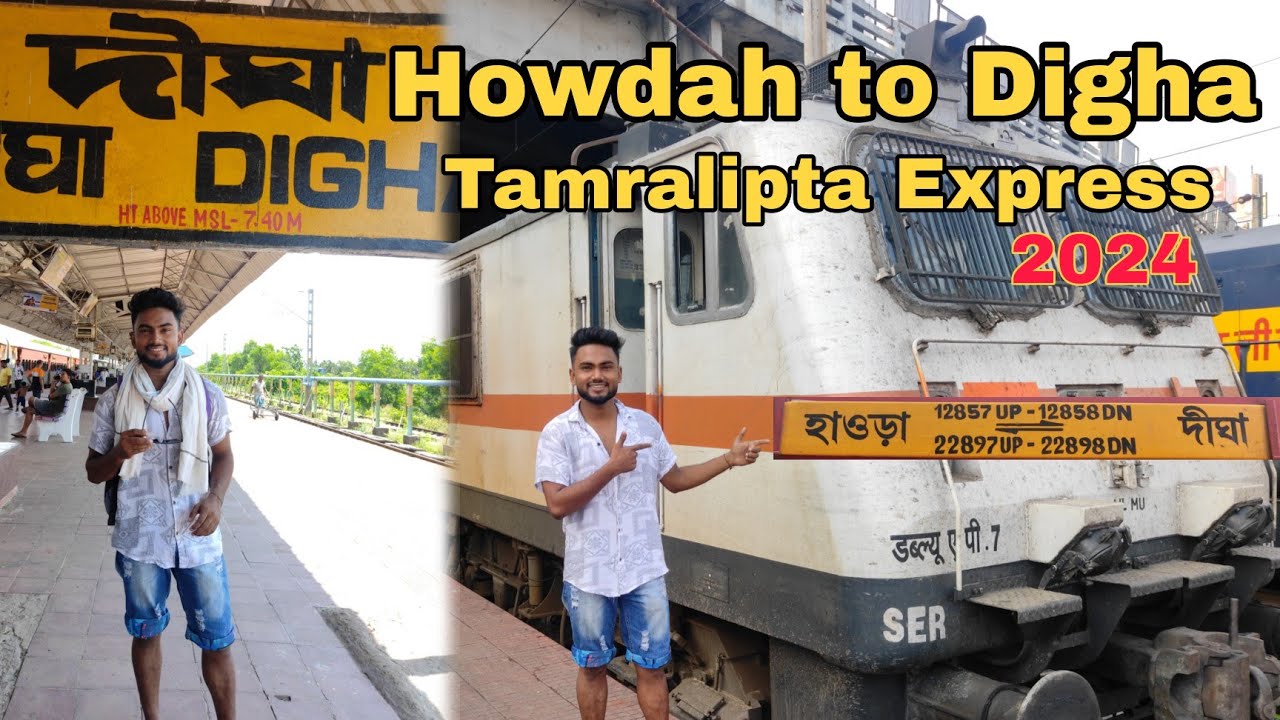 Howrah to Digha By Train🚆Tamralipta Express 2S Class Journey 2024 ...