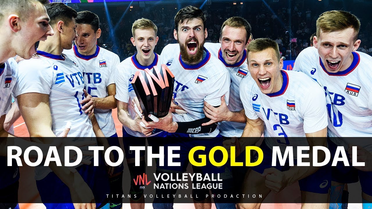 Russia - Road to the Gold Medal | Men's VNL 2019 - YouTube