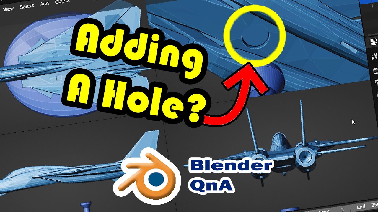 How To Add A Mounting Hole In An Airplane Model For 3D Printing how-to-add-a-mounting-hole-in-an-airplane-model-for-3d-printing