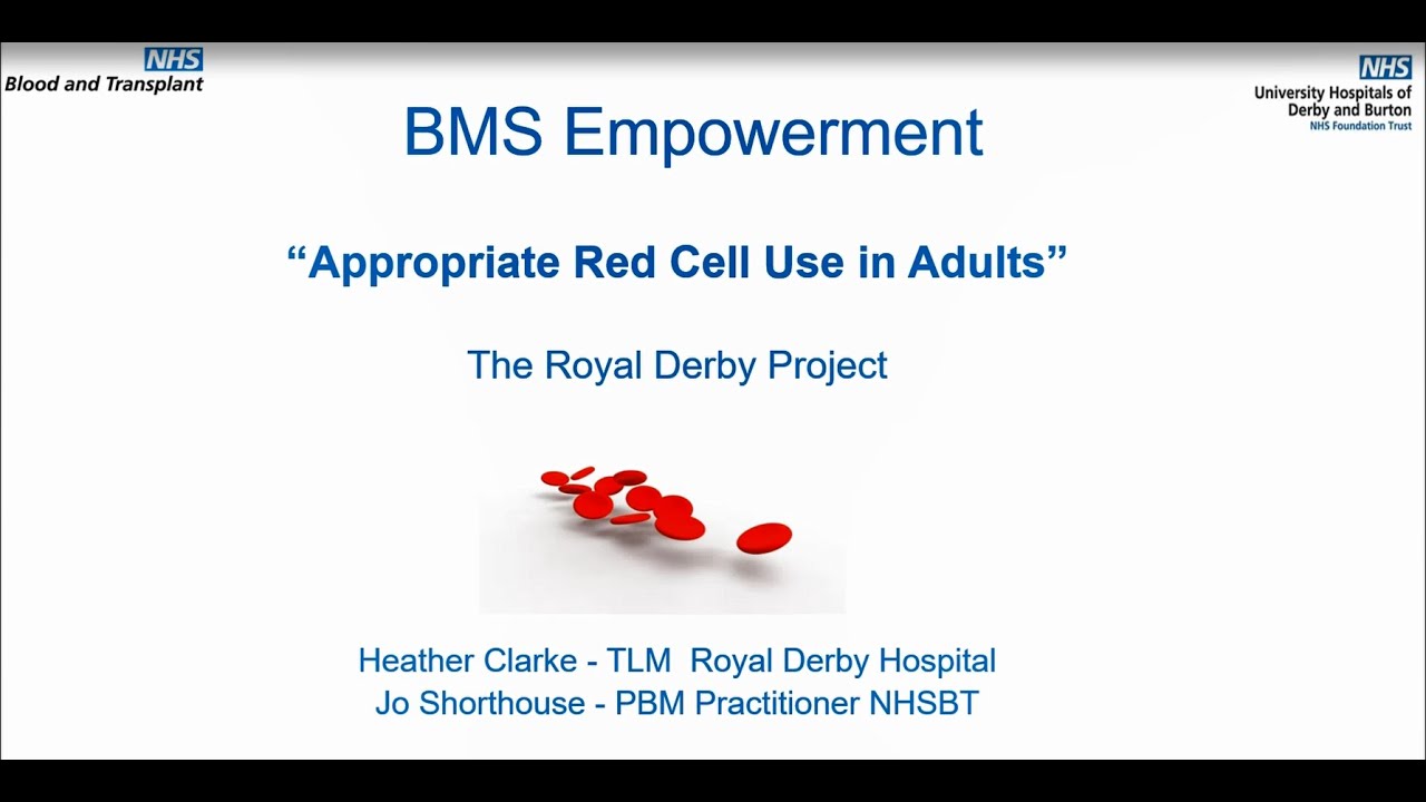 BMS Empowerment - BMS Education Event "Profiting from PBM", London RTC ...