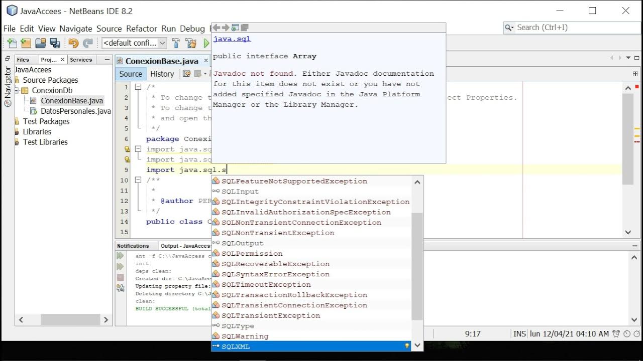Conexion de Base de Datos Access con Java Netbeans primera parte - YouTube