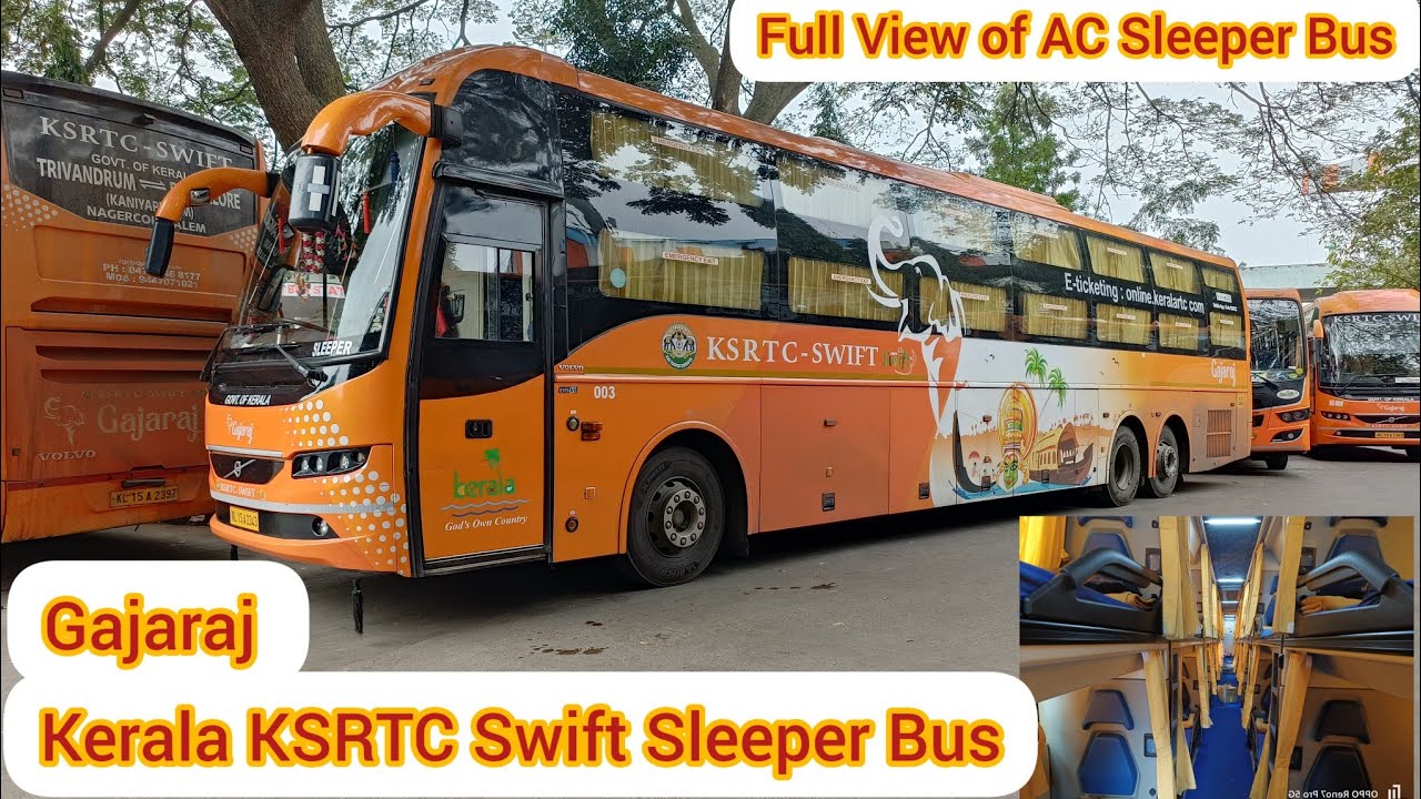 Kerala KSRTC Swift Sleeper Bus Complete Video #bus #bus video - YouTube