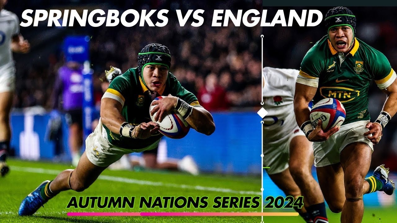 Springboks Highlights Today | Springboks Vs England 2024 | Autumn ...