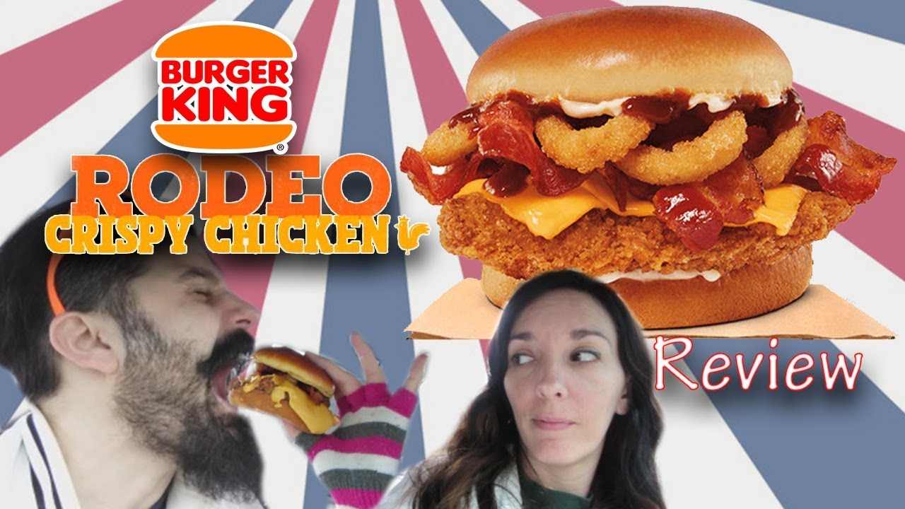 Burger King NEW Rodeo Crispy Chicken Sandwich - YouTube