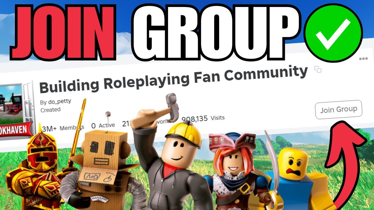 How To Join a Roblox Group - YouTube