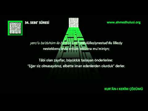 34 SEBE SÛRESİ Abdulbasît Abdussamed'in sesinden (arapça)