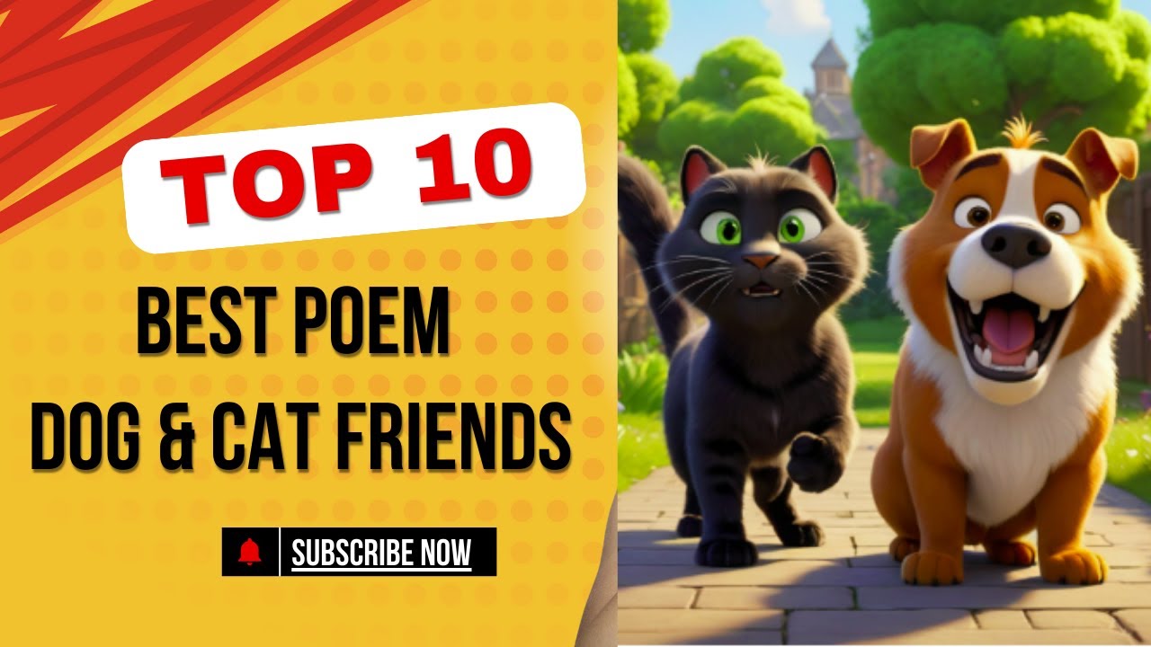 A Beautiful Story in a Poem of Dog & Cat Friendship with love - YouTube
