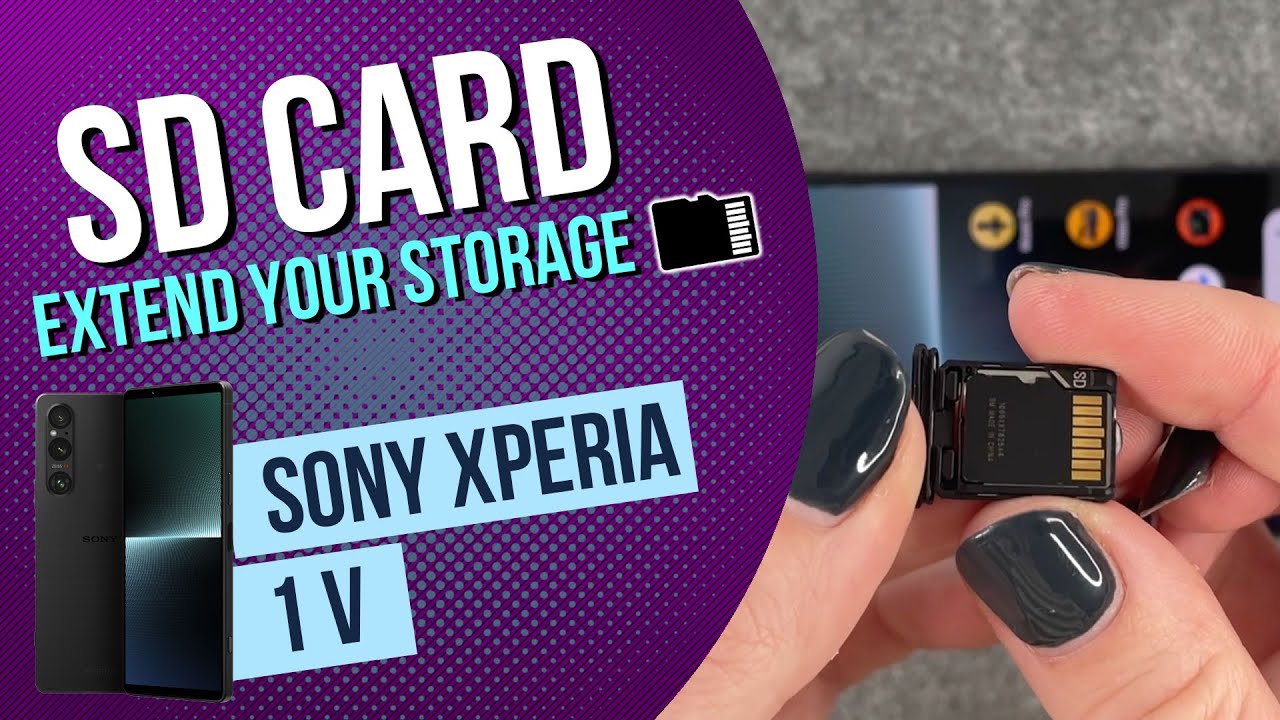 insert SD card sony xperia 1V - YouTube