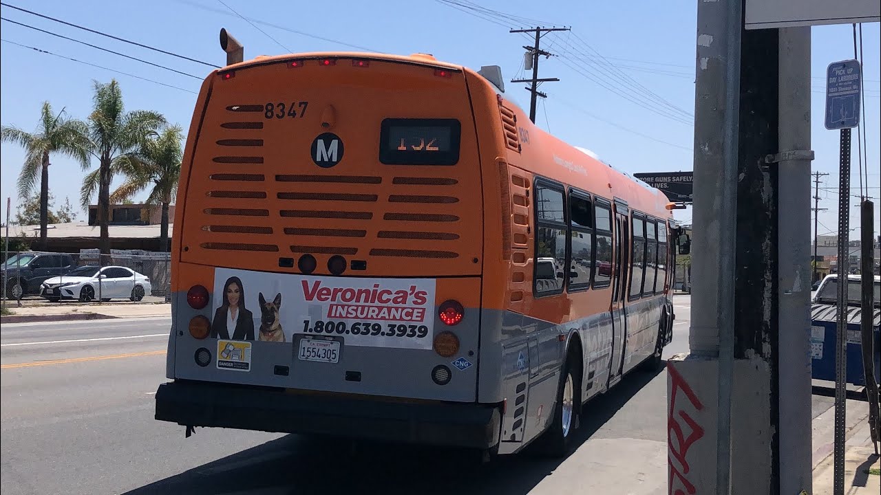 LACMTA 2009 NABI Metro 45C CNG #8347 - YouTube