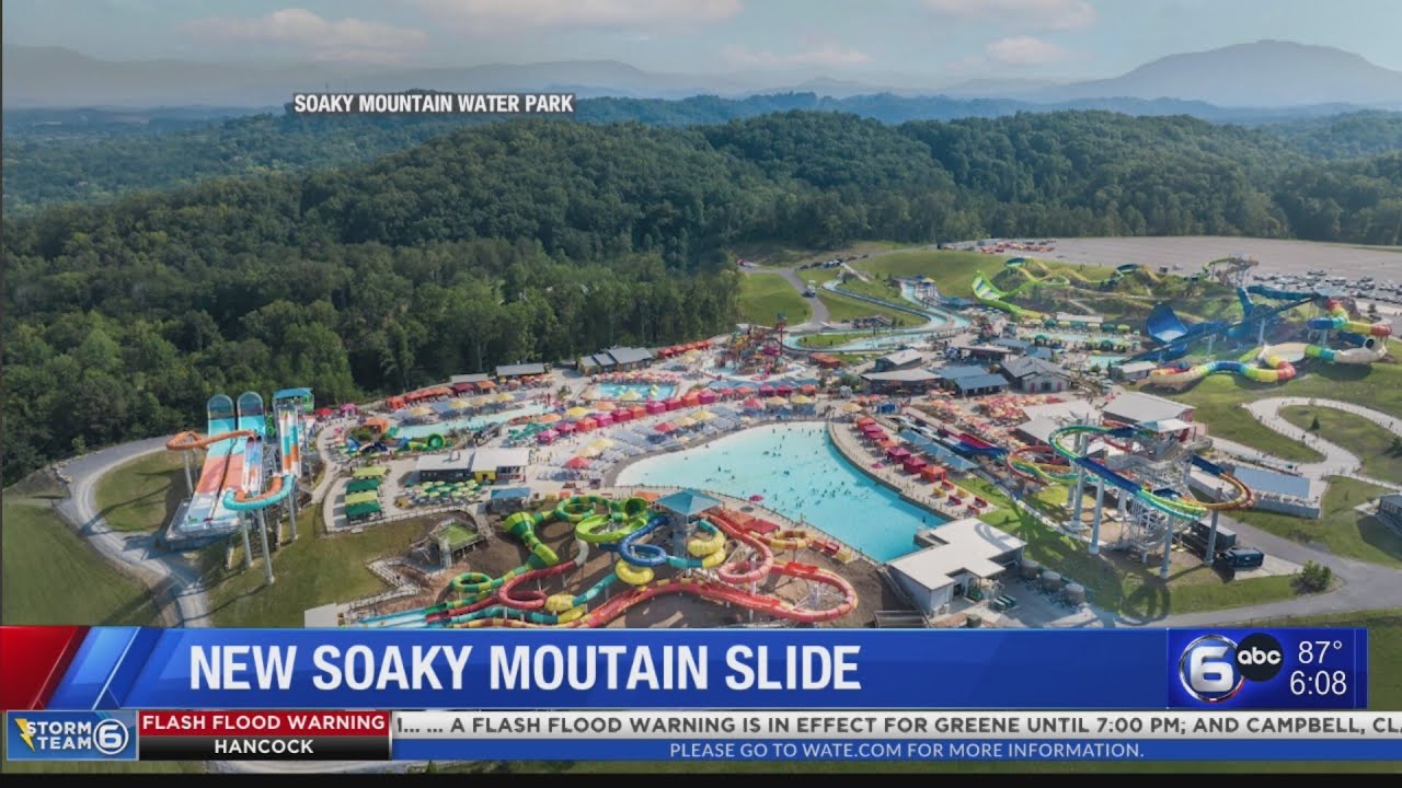 New Soaky Mountain Slide - YouTube