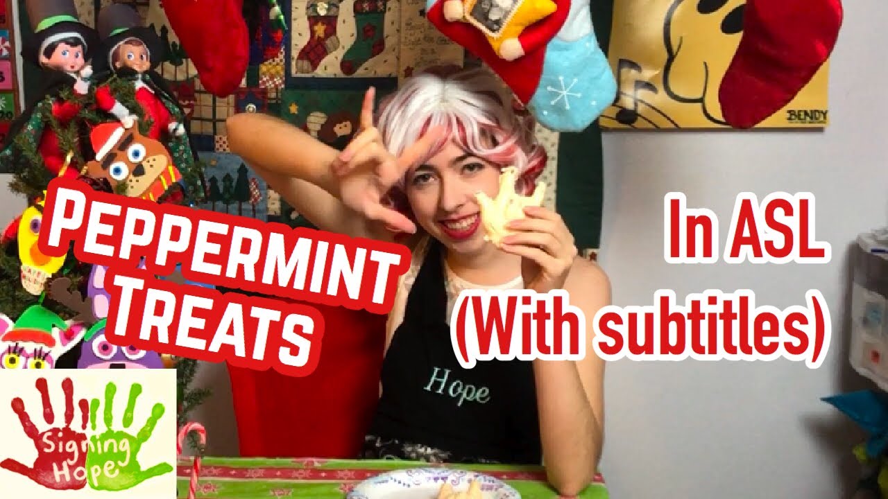 Peppermint Bark ILY Treats | Sign Language Tutorial - YouTube