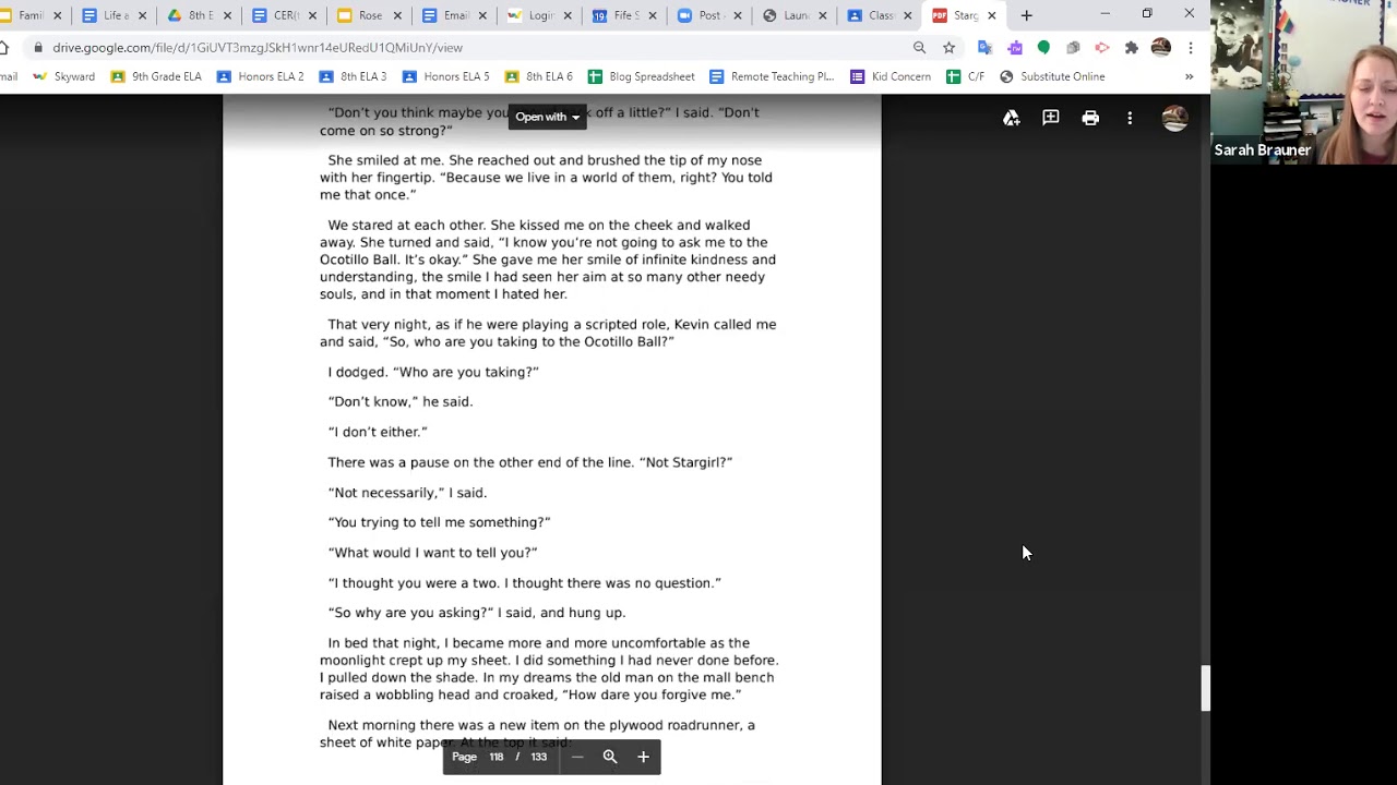 Stargirl Chapter 30 - YouTube