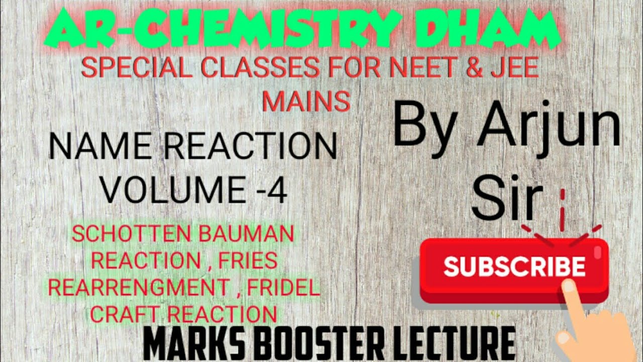 NAME REACTIONS, LECTURE-4 , - YouTube